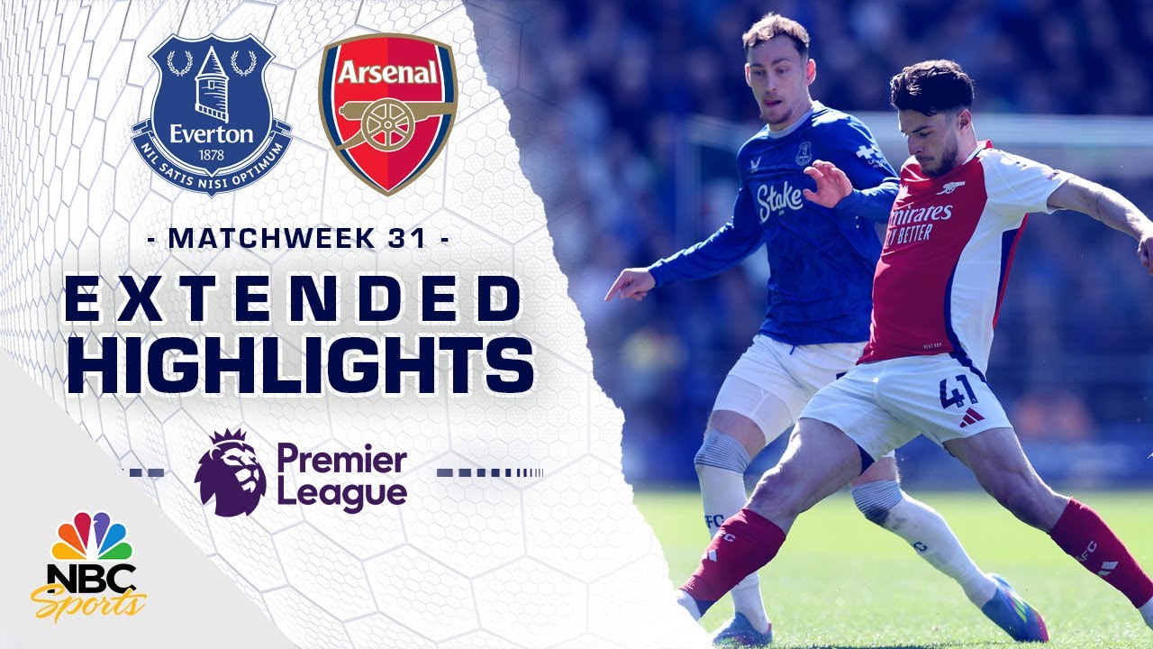 Everton v. Arsenal | PREMIER LEAGUE HIGHLIGHTS | 4/5/2025 | NBC Sports