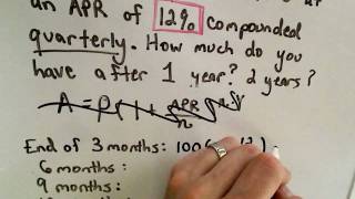 Use the compound interest formulas A = P (1+ r/n)^nt and A =Pe^rt ...
