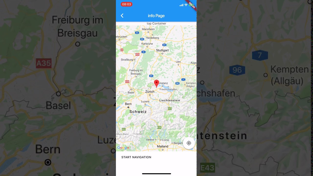 Flutter iOS google maps bug