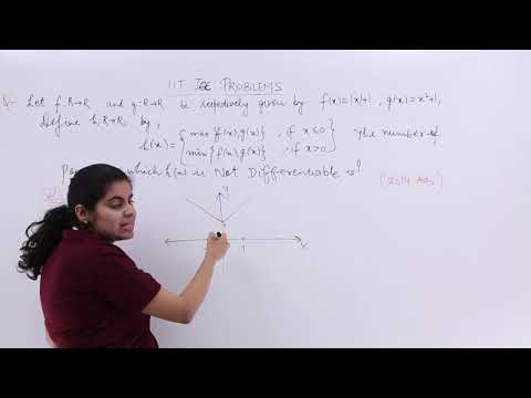 Solved Examples for JEE: Continuity and Differentiability- 5 Video Lecture