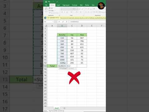 Microsoft excel easy tricks & tips tamil