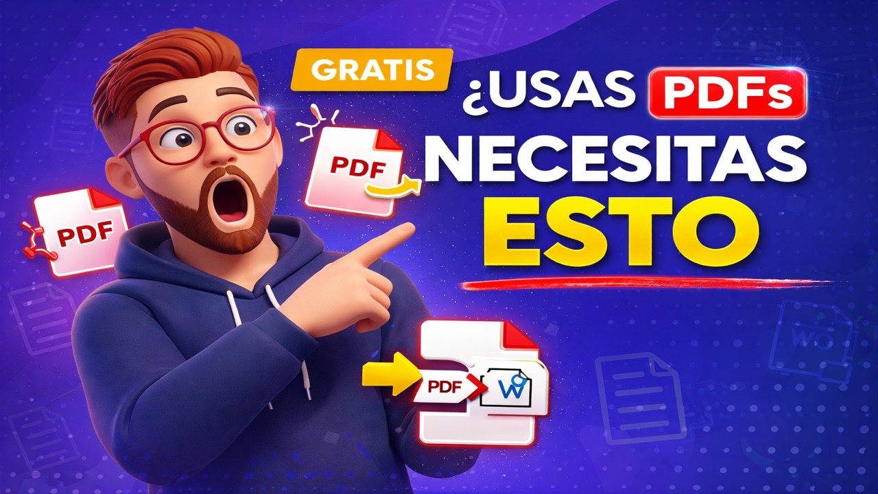 Aprende a manejar PDFs en minutos (sin instalar nada y gratis) - Tutorial ILovePDF - 2026