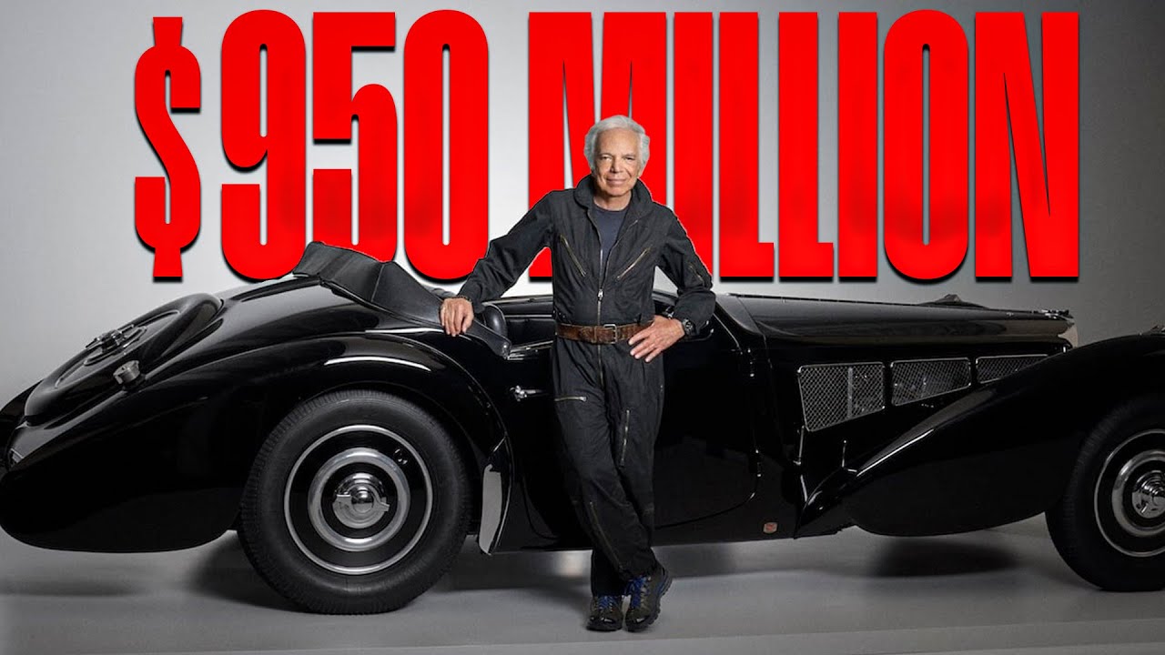 Inside Ralph Lauren 950 Million Dollar Secret Car Collection - Most luxury Car Collection!