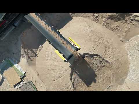 DRY Screening Cement Sand and Stone from BANK RUN GRAVEL