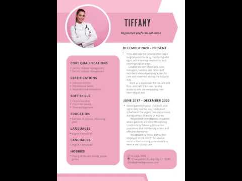 White and Pink Modern Medical CV Resume_ Modern Design