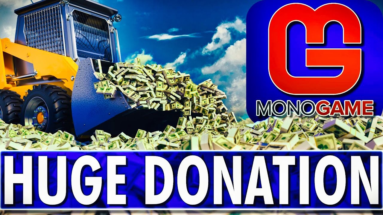 MonoGame Get a MASSIVE Donation!
