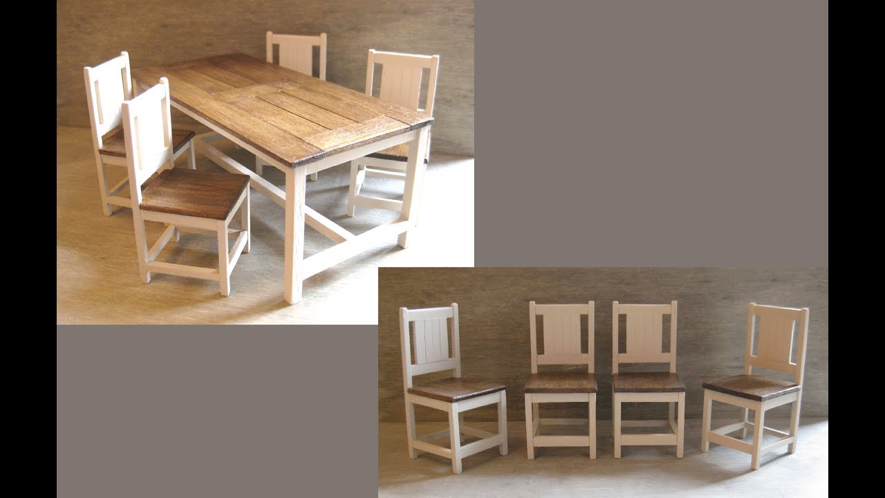 1/12th Scale Table & Chairs Tutorial - Part Two - Chairs