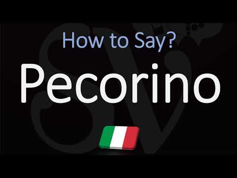 How to Pronounce Pecorino? (CORRECTLY)