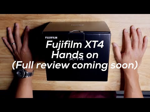 Fujifilm XT4 Unboxing, shutter sound & quick video autofocus look (Full review coming soon!)