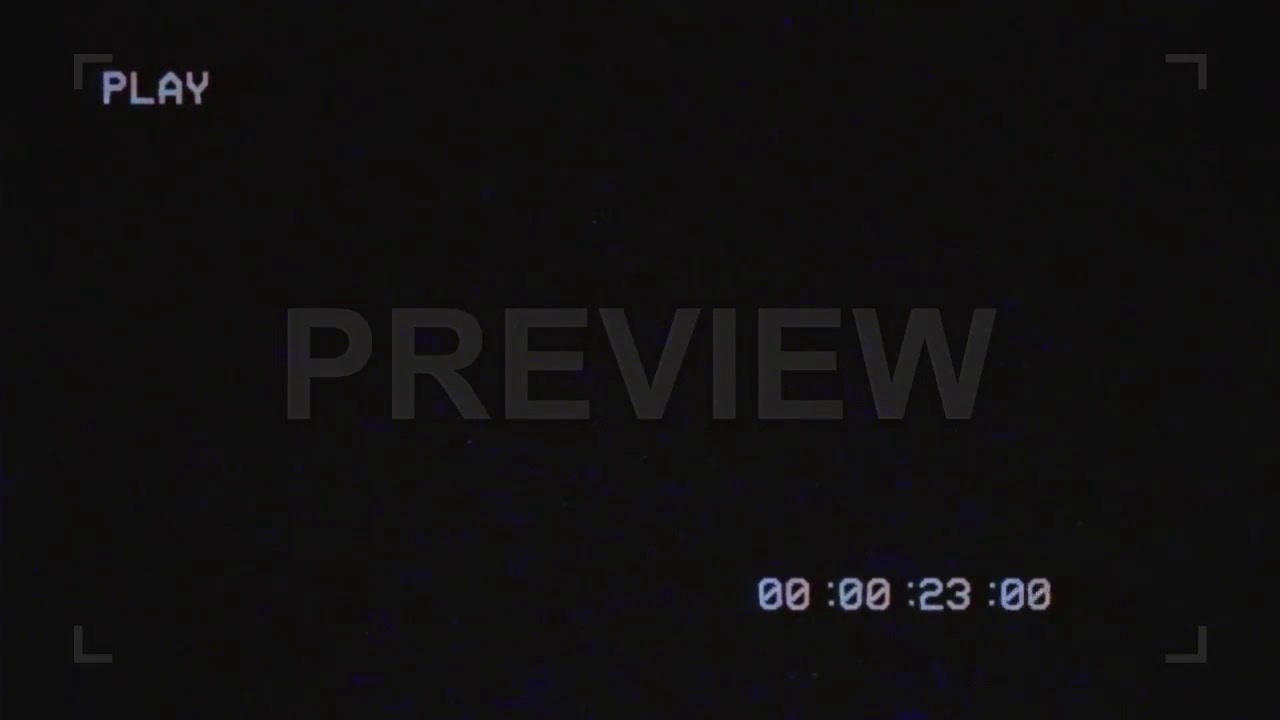 VHS Timecode Motion Graphics