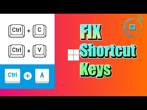 Fix Ctrl+ A CTRL + C and CTRL + V Not Working in Windows 10/11