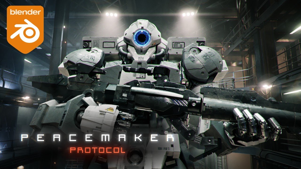Mech Robot Short Film made with Blender | 