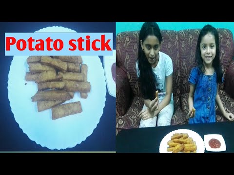 Potato stick/how to make potato stick in malayalam/Neesa's crazy world