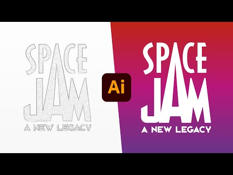 How to Make a Logo in Illustrator: Space Jam 2