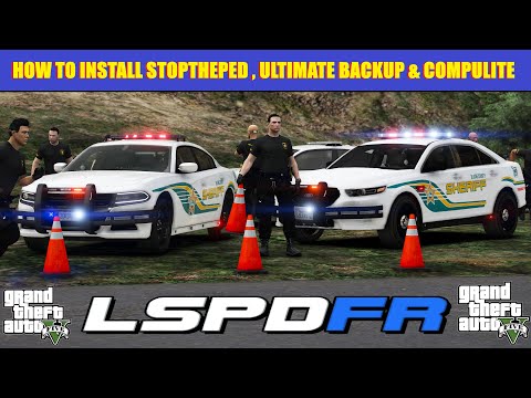 How To Install Stop The Ped , Ultimate Backup & Compulite | #lspdfr | Bejoijo Plugins!! #gta5mods