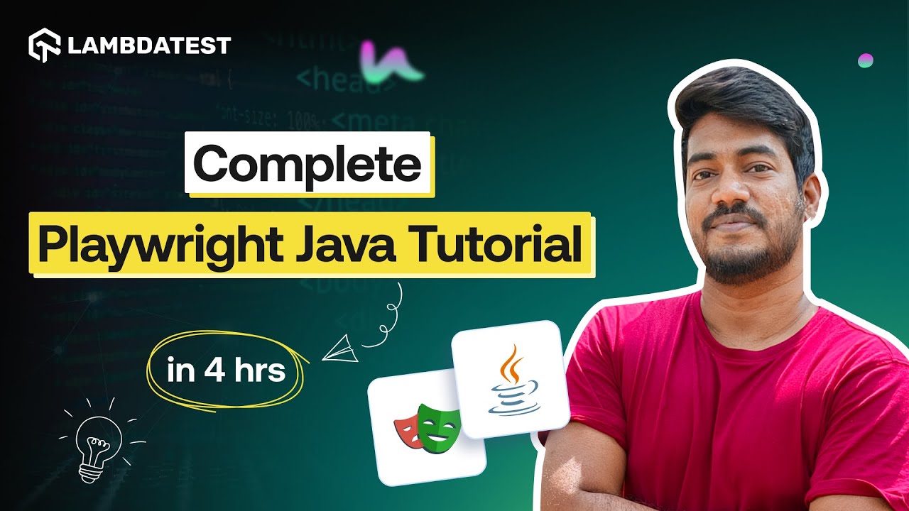 Playwright with Java Tutorial from Scratch for Beginners (4 Hours)