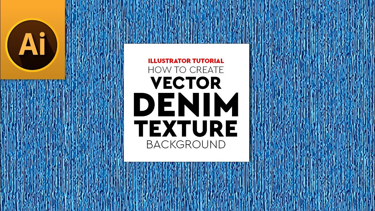 Create Vector Denim Texture Background in Adobe Illustrator