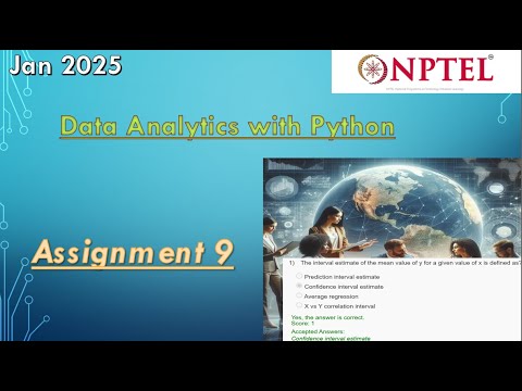 Data analytics with python nptel assignment 9 2025 week 9 | Jan 2025
