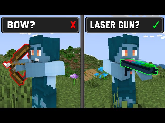 Laser Gun Minecraft Texture Pack
