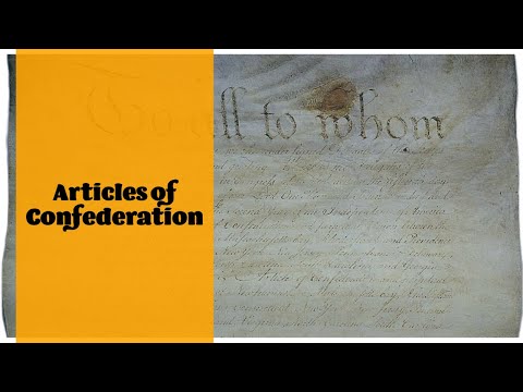 Articles of Confederation: An Introduction