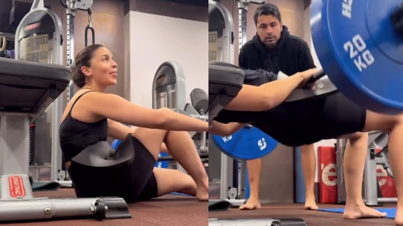 Inside Alia Bhatt's ‘leg' day in gym