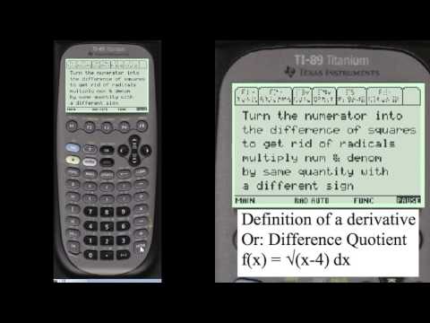 Calculus Derivative Difference Quotient | Every Step Calculus