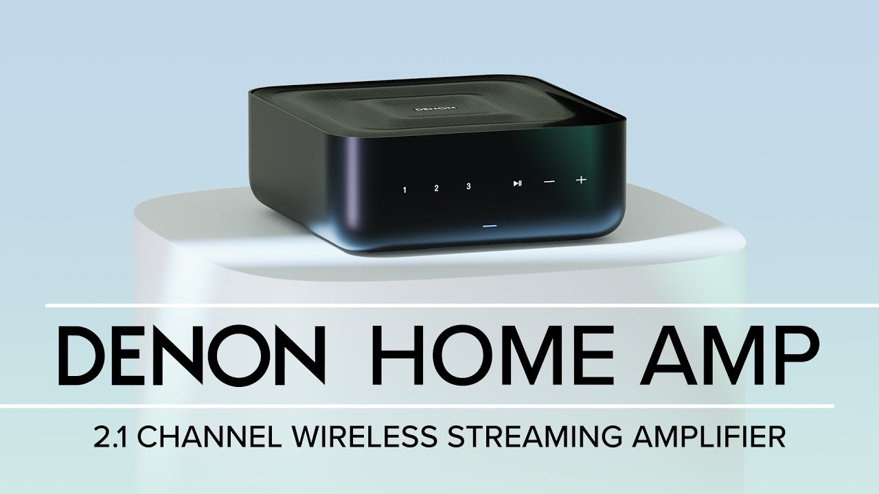 Denon Home Amp: Small Amp, Large Features - 2 Ch. 100W Amplifier with HEOS Built-in