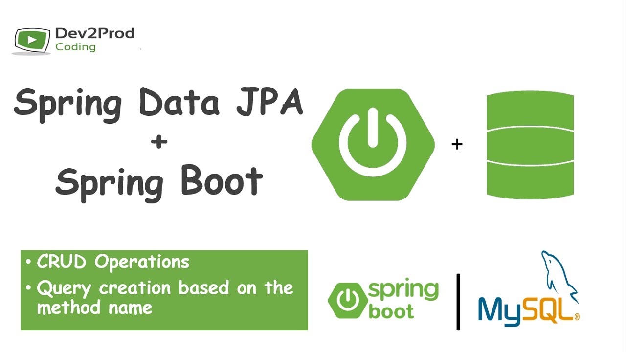 Spring Data JPA with Spring Boot | Dev2Prod Coding