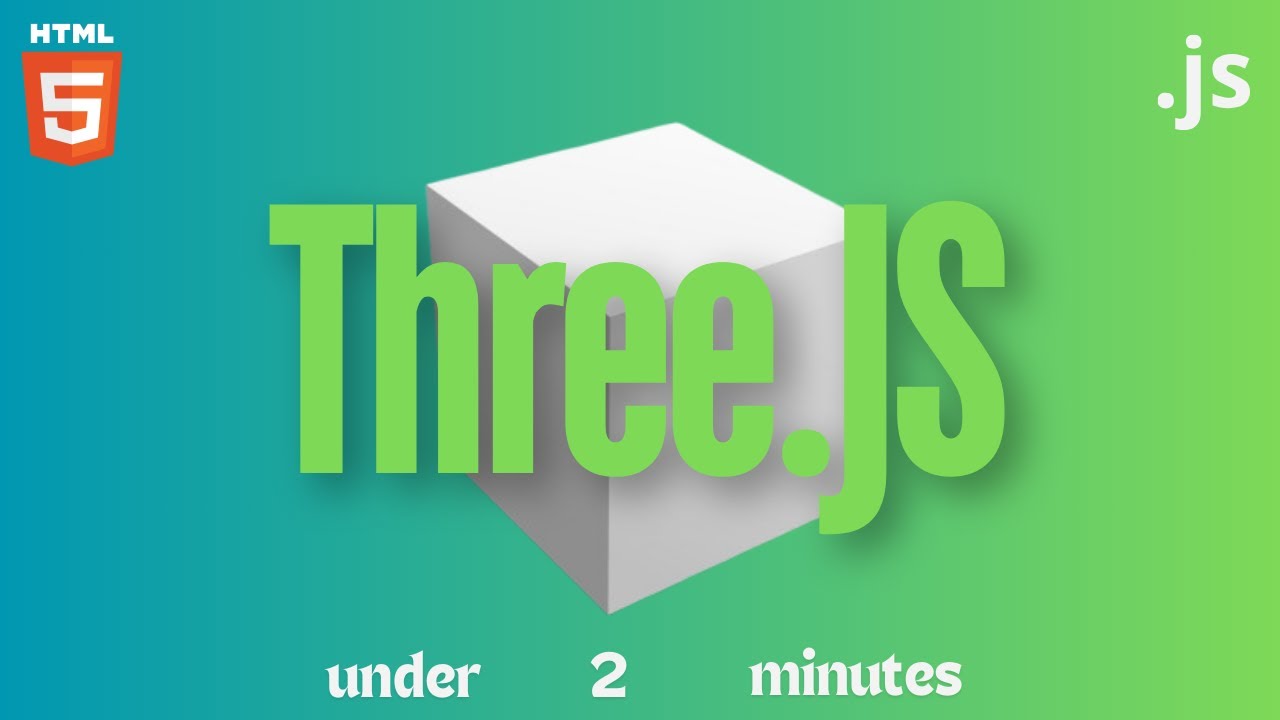 CREATE SIMPLE CUBE ANIMATION IN THREE.JS | HTML, CSS & JAVASCRIPT