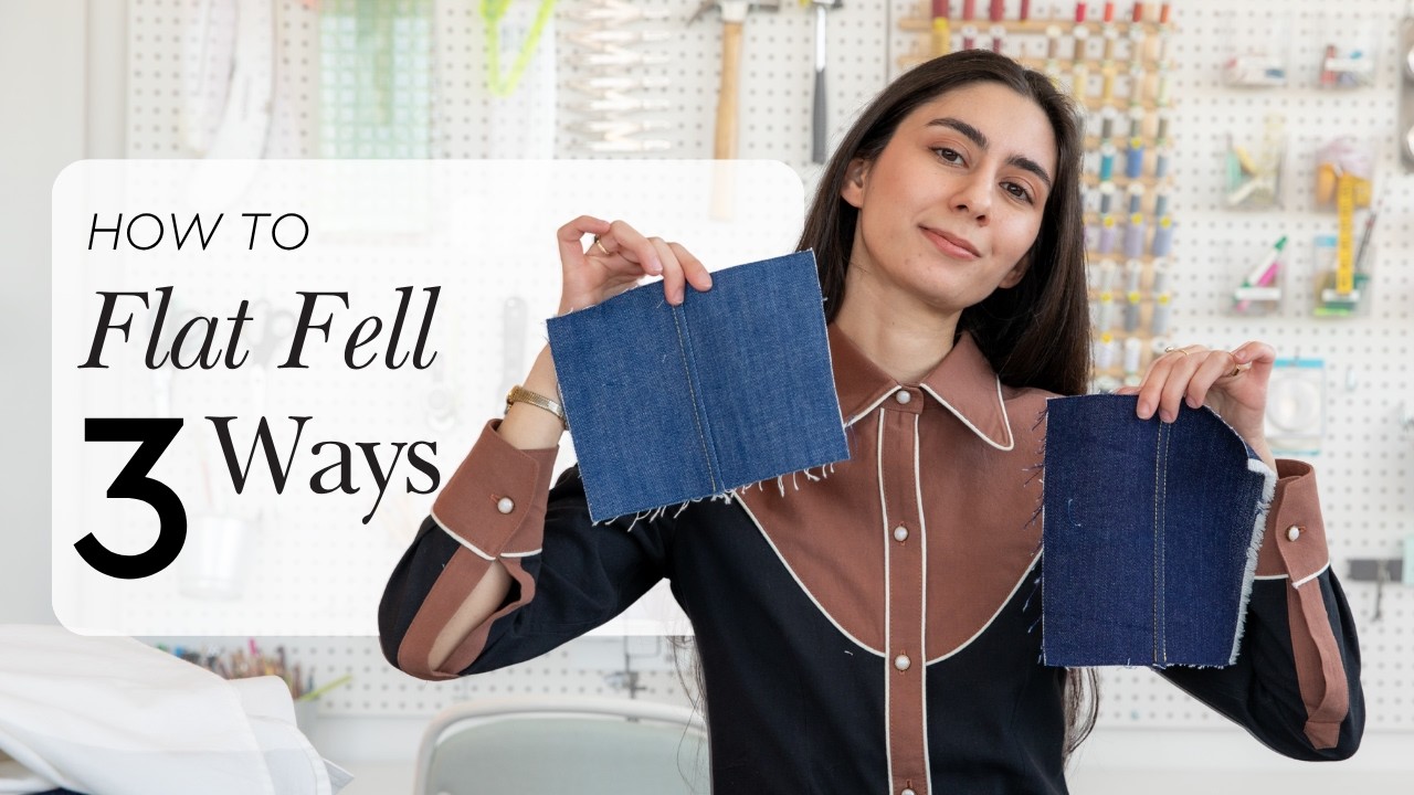 How to Sew Flat-Fell Seams: 3 Ways!