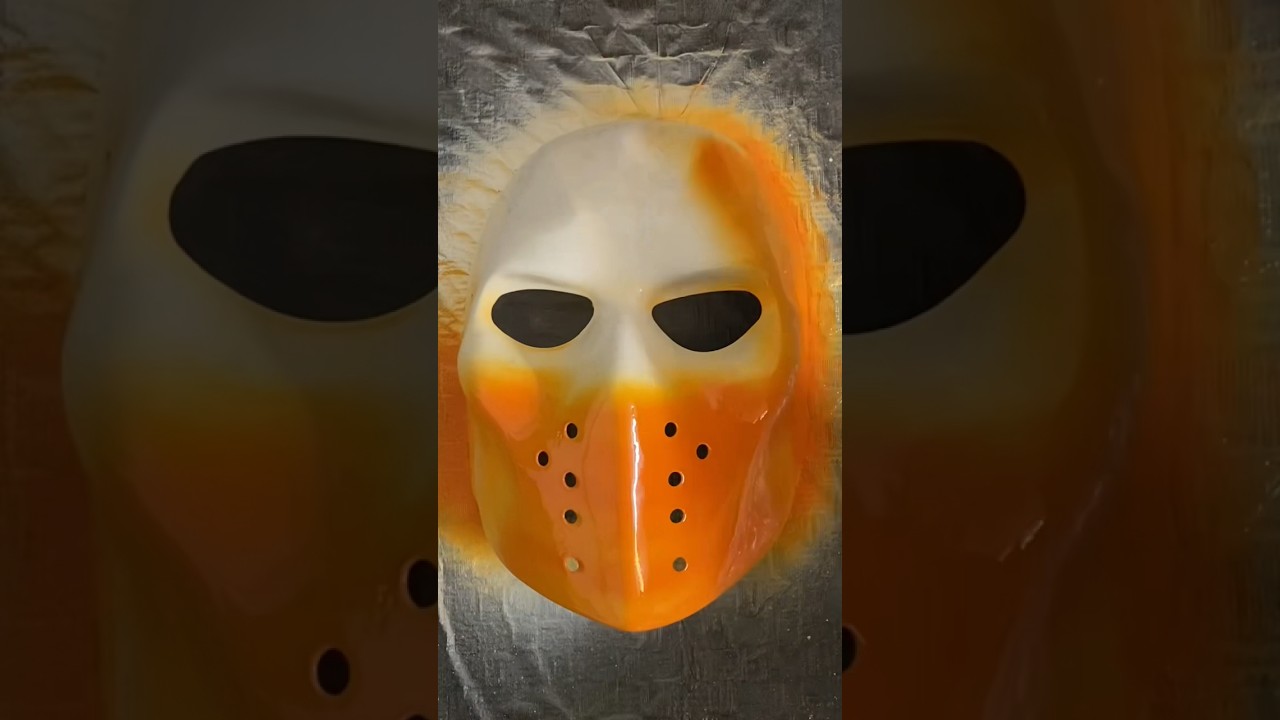 I repainted a Spirit Halloween Mask as Deathstroke! 💀🎨 #diy #painting #halloween #art #dc