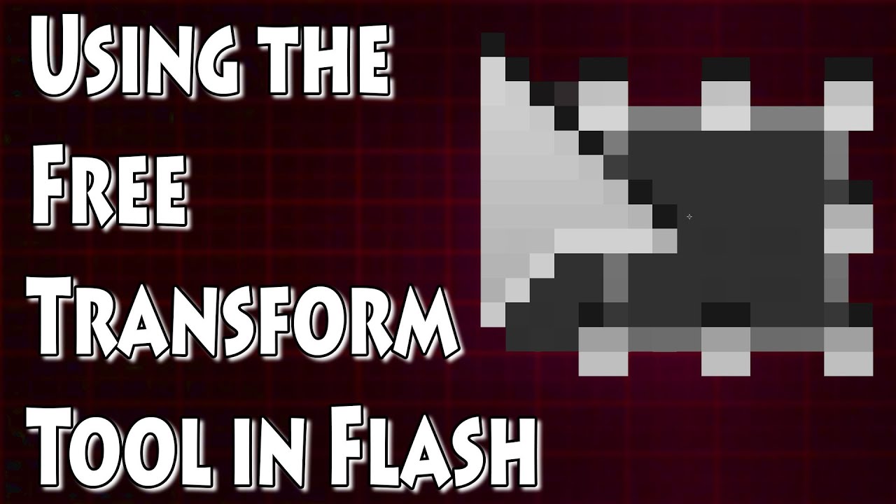 Adobe Flash Tutorial- The Free Transformation Tool Explained