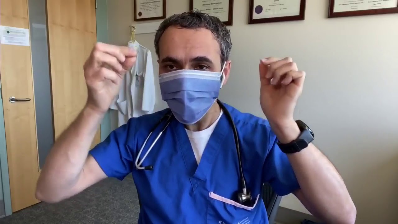 Wondering how to properly wear masks? Here's a demonstration
