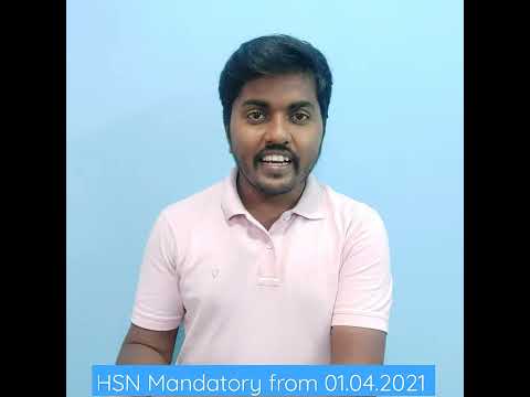 Attention GST #Taxpayers! HSN Code for #GST Tax Invoices is #mandatory w.e.f April 01, 2021 #Shorts