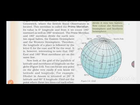 NCERT CLASS 6 GEOGRAPHY CHAPTER 2: GLOBE: LATITUDE AND LONGITUDE [LINE BY LINE EXPLANATION] PART 3