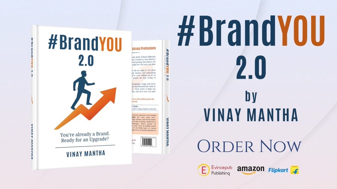 BrandYOU 2.0 By Vinay Mantha || Vidoe Trailer || Evincepub Publishing