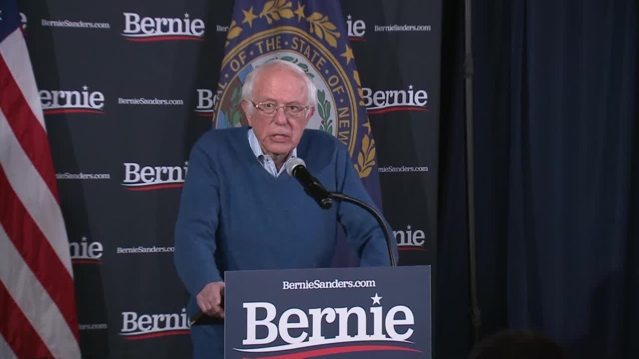 Sanders claims 'strong victory' in Iowa caucuses