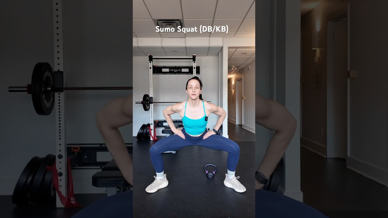 Sumo Squat Form Tutorial | Foot Position Knee Tracking and Hip Hinge Tips from a Physical Therapist