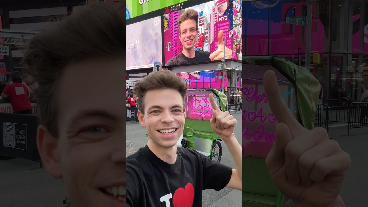 I Tried Getting on a Times Square Billboard for FREE