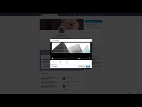 How to change your LinkedIn header text and image