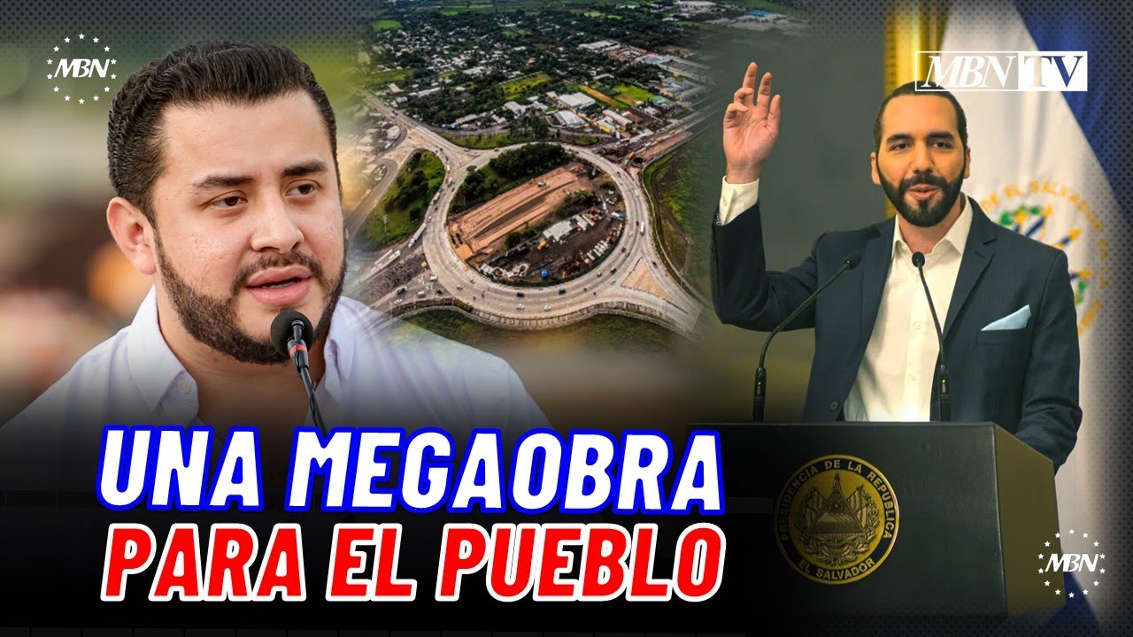 President Nayib Bukele is making progress on the construction of the San Juan Opico overpass.