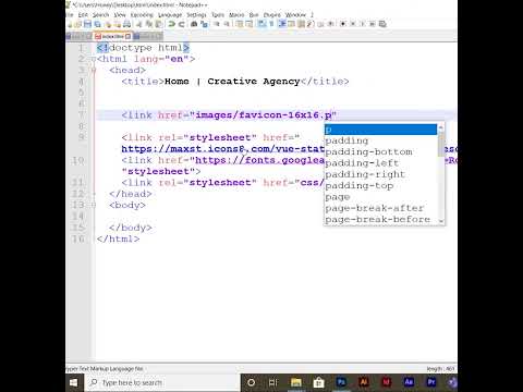How to upload Favicon in HTML | Learn CSS & HTML | Web Development Tutorial