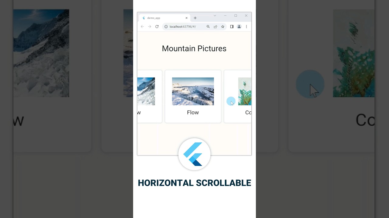 Horizontal Scrollable Cards | Flutter Tutorial