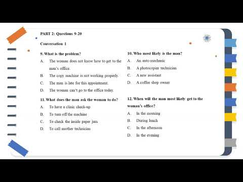 Full Listening Test 2 B1,B2, C1 VSTEP Audio + Answer + Script