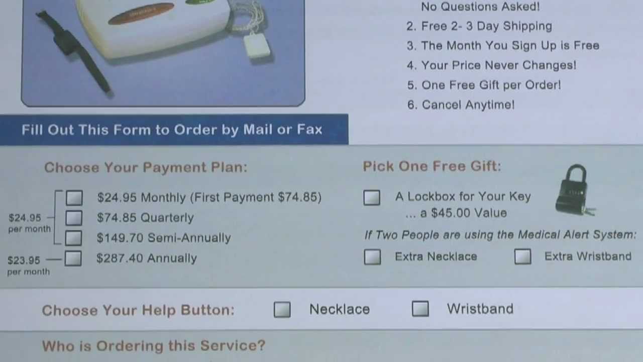 How to Use American Senior Safety's Mail-In Order Form