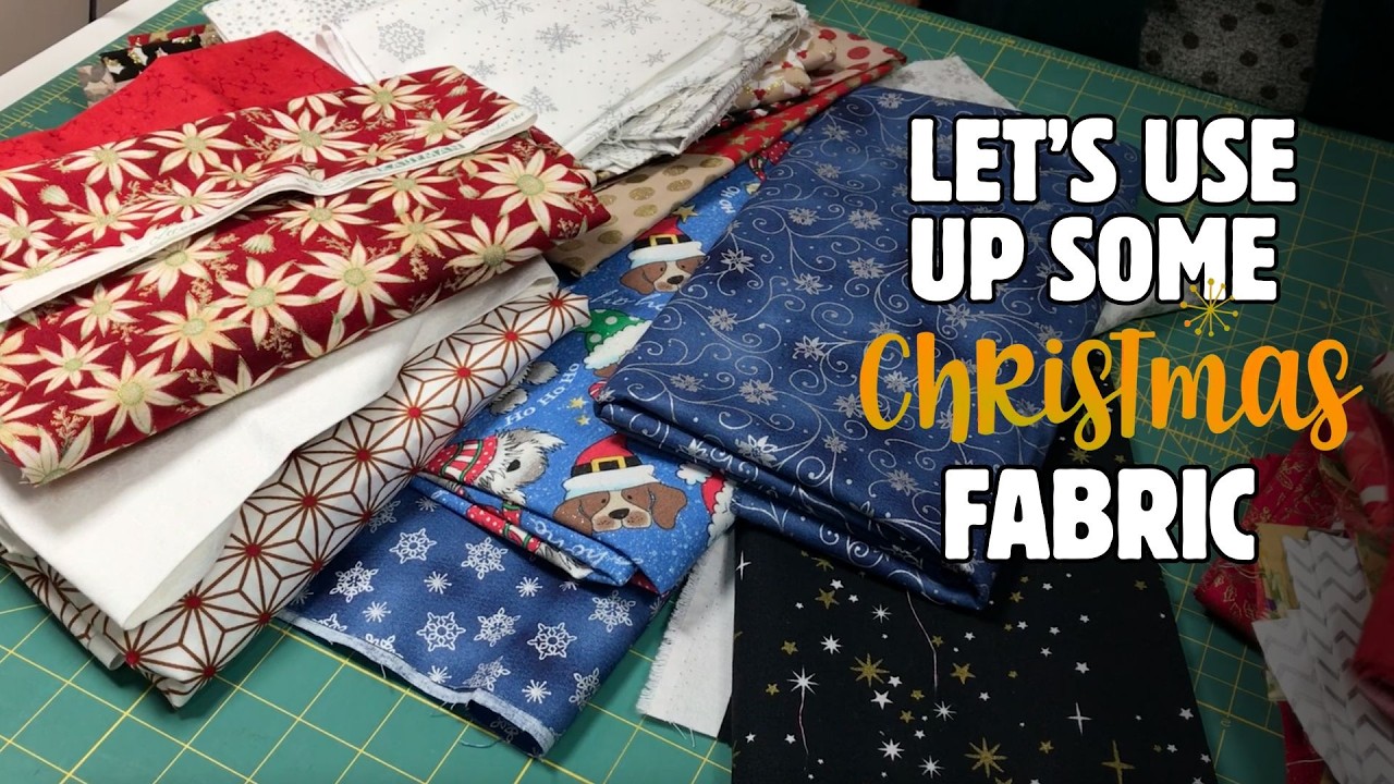 An Easy Christmas Sewing Project Using Strips