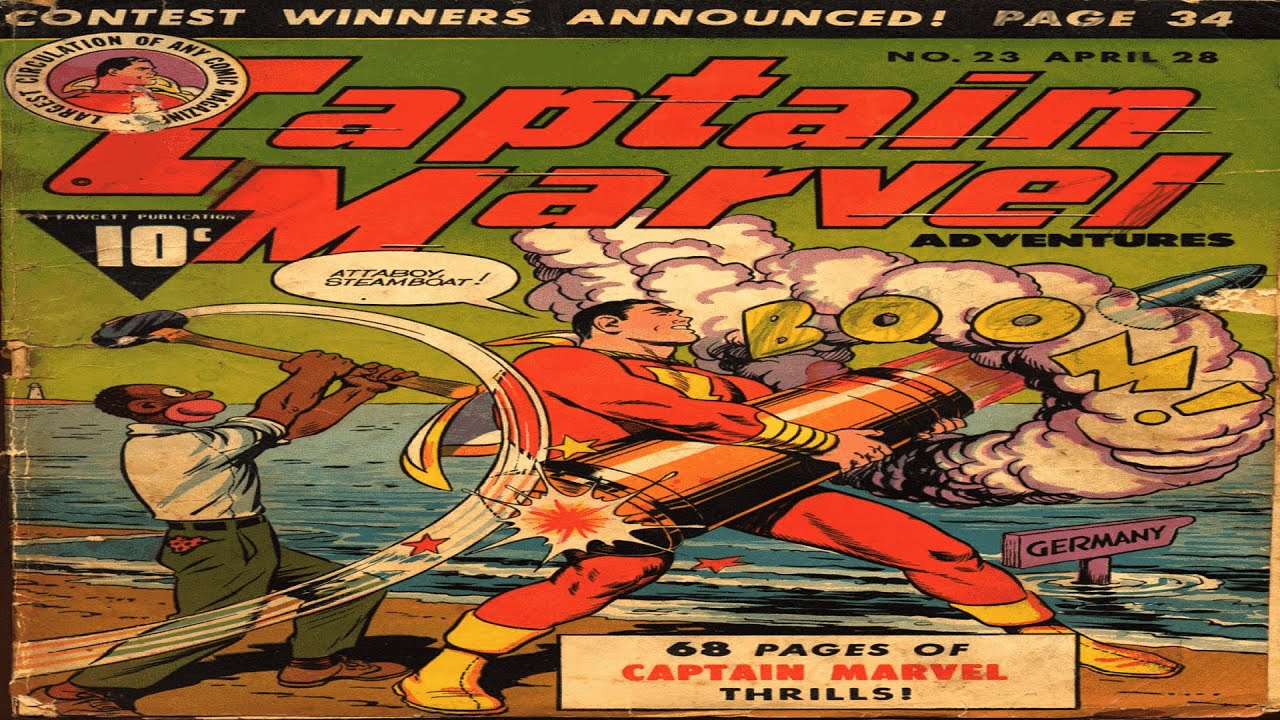 Captain Marvel Adventures No 23 Comix Book Movie