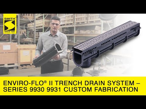 Enviro Flo® II Trench Drain System – Series 9930 9931 Custom Fabrication by Jay R. Smith Mfg. Co.