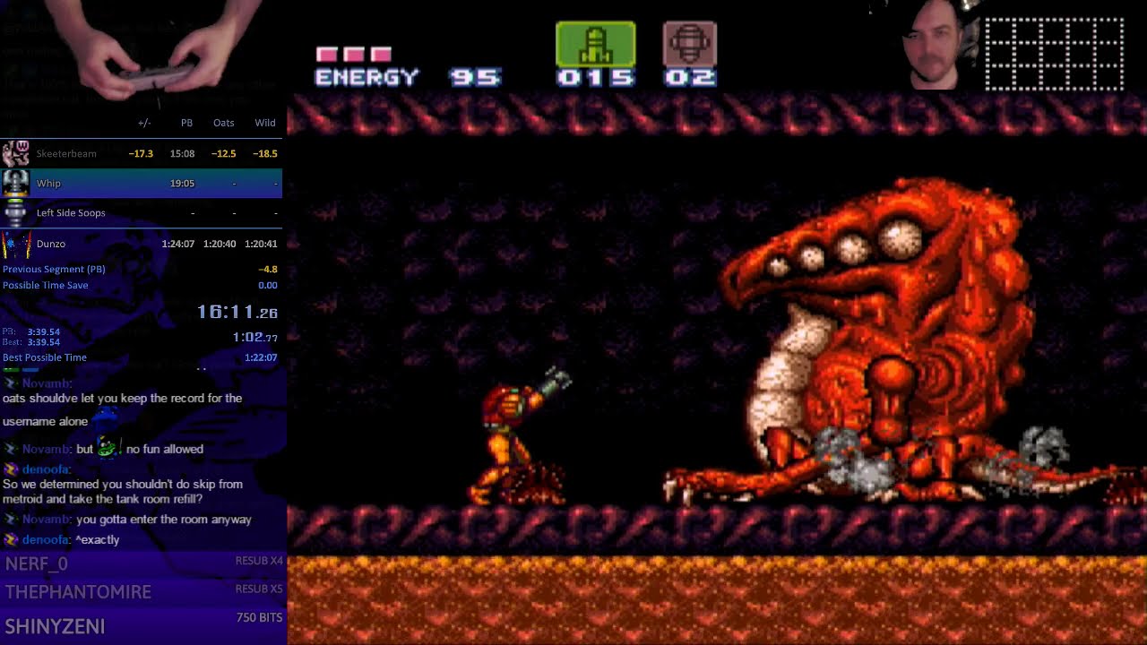 Super Metroid 100% map completion in 1:20:35