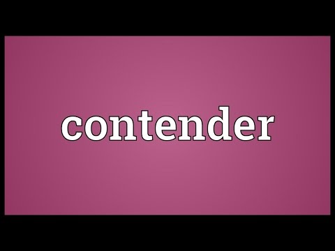 Contender Meaning